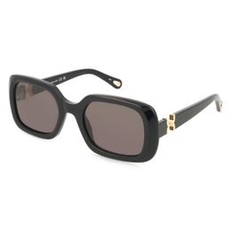 Chlo&eacute; Chlo&eacute; CH0333S | Damen-Sonnenbrille | Fassung: Vollrand, Eckig, Acetat, Schwarz | Glasfarbe: Grau