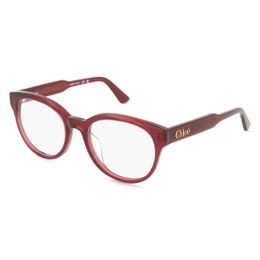 Chloé Chloé CH0343OA Brille Damen | Fassung: Vollrand, Rund, Burgunder Transparent