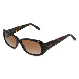 Vogue eyewear VO2606S | Damen-Sonnenbrille | Fassung: Vollrand, Quadratisch, Kunststoff, Havanna Dunkel | Glasfarbe: Braun Verlaufend