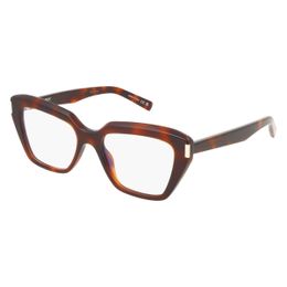 SAINT LAURENT SL 829 Brille Damen | Fassung: Vollrand, Cat Eye, Havanna