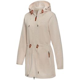 Lascana Damen Strickfleecejacke, beige, Gr&ouml;&szlig;e 36/38
