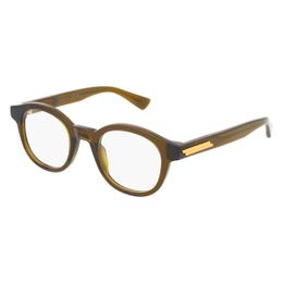 Bottega Veneta BV1413O Brille Herren | Fassung: Vollrand, Rund, Grün