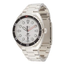 Fossil Analog Watch 'Breaker' male Silver size One Size