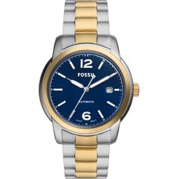Fossil Analoguhr Herren Größe One Size blau / gold / silber