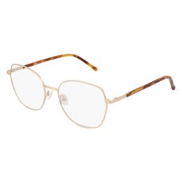 Fielmann BD 554 FA Brille Damen | Fassung: Vollrand, Quadratisch, Gold Havanna