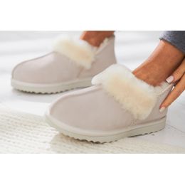 Vivance Damen Hausschuh, beige, Gr&ouml;&szlig;e 41