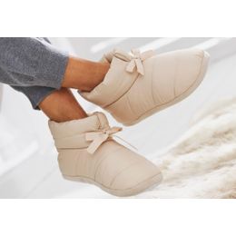 Vivance Damen Hausschuh, beige, Gr&ouml;&szlig;e 40