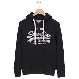 Superdry Kapuzenpullover Damen Größe S Second Hand schwarz