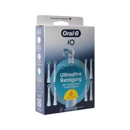 Braun Oral-B iO Ultimative Reinigung 8er, Aufsteckb&uuml;rste wei&szlig;, &Uuml;berlegene Plaque-Entfernung