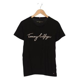 Tommy Hilfiger T-Shirt Damen Gr&ouml;&szlig;e XL Second Hand schwarz