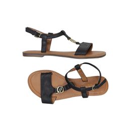 Tom Tailor Sandalen Damen Gr&ouml;&szlig;e 37 Second Hand schwarz