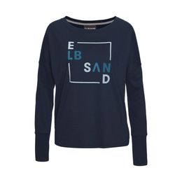 ELBSAND Shirt Damen Gr&ouml;&szlig;e L marine / saphir / hellblau