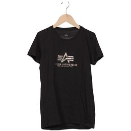 Alpha Industries T-Shirt Damen Größe M Second Hand schwarz