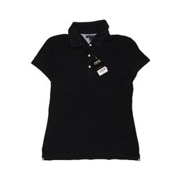 Tommy Hilfiger Poloshirt Damen Größe M Second Hand schwarz