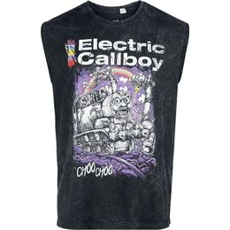 Electric Callboy Choo Choo Tank-Top anthrazit in L *18047