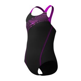 Speedo Sportbadeanzug Mädchen Größe 152 orchidee / schwarz