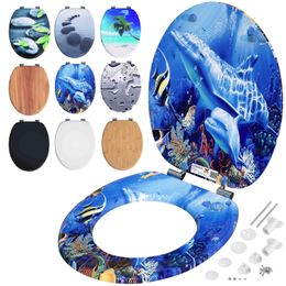 Casaria Toilettensitz Sealife mit Absenkautomatik