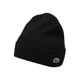 Lacoste Beanie female Black size One Size