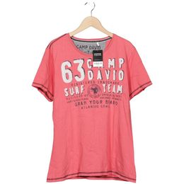 CAMP DAVID T-Shirt Herren Gr&ouml;&szlig;e L Second Hand pink