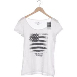 Tom Tailor T-Shirt Damen Gr&ouml;&szlig;e M Second Hand wei&szlig;