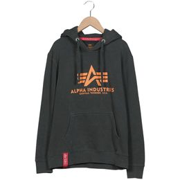 Alpha Industries Kapuzenpullover Herren Gr&ouml;&szlig;e S Second Hand gr&uuml;n