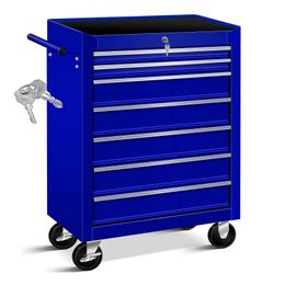 Masko® Werkstattwagen Rollwagen Werkzeugwagen Werkzeugkiste Fächer Toolbox Werkzeug box