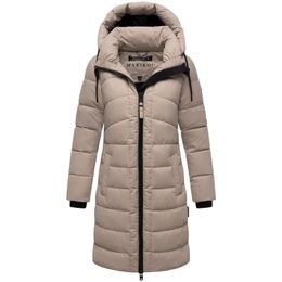 Marikoo Damen Winter Jacke Steppmantel Parka Mantel Anorak Winterjacke warm gefüttert abnehmbarer Kapuze Kaltnäschen