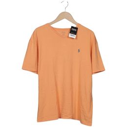 Polo Ralph Lauren T-Shirt Herren Größe L Second Hand orange