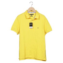 Tommy Hilfiger Poloshirt Herren Gr&ouml;&szlig;e L Second Hand gelb