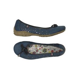 Rieker Ballerina Damen Gr&ouml;&szlig;e 36 Second Hand blau