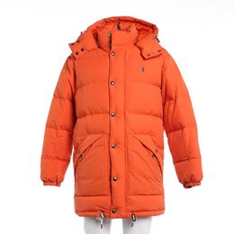 Polo Ralph Lauren Winterjacke / Wintermantel Herren Größe S Second Hand orange