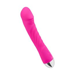 EIS Schlanker Naturvibrator aus Silikon, 20,5 cm