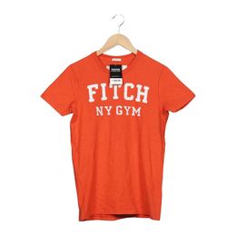 Abercrombie & Fitch Abercrombie & Fitch T-Shirt Herren Gr&ouml;&szlig;e S Second Hand orange