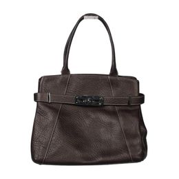 Abro Handtasche gross Leder Damen Größe One Size Second Hand braun