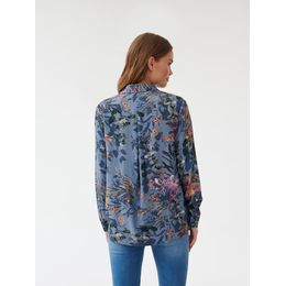 TATUUM Bluse 'SASENAK' Damen Gr&ouml;&szlig;e S/M blau / grau / gr&uuml;n / orange