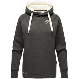 Marikoo Sweatshirt 'Airii' Damen Gr&ouml;&szlig;e XXL grau / rosa / wei&szlig;