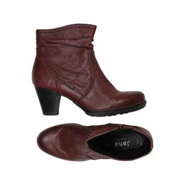 Jana Stiefelette Damen Größe 37.5 Second Hand bordeaux