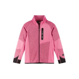 Reima Fleecejacke ' Laskien ' Jungen Gr&ouml;&szlig;e 128 pink / schwarz