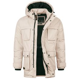 INDICODE Jeans Winter Coat 'INTardil' male Beige size L