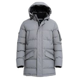 Ombre Winter Jacket 'OM-Jalj-0201' male Grey size XXL