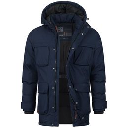 INDICODE Jeans Winter Coat 'INTardil' male Blue size L