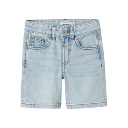 name it Shorts Jungen Größe 98 hellblau