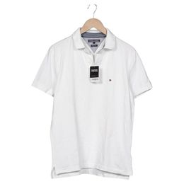 Tommy Hilfiger Poloshirt Herren Größe L Second Hand weiß