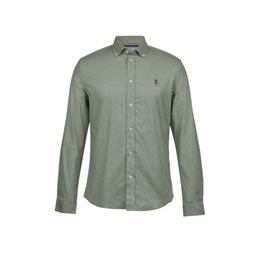 U.S. Polo Assn. Button Up Shirt 'Esmar' male Green size L