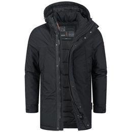INDICODE Jeans Winter Jacket 'INBenyot' male Black size L