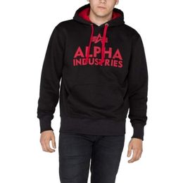 Alpha Industries Sweatshirt 'Foam Print' male Black size 4XL