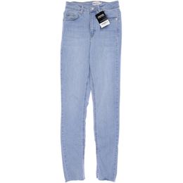 NA-KD Jeans Damen Gr&ouml;&szlig;e 27/28 Second Hand blau