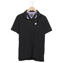 Tommy Hilfiger Poloshirt Herren Größe XXL Second Hand schwarz