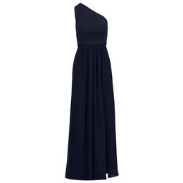 Adrianna Papell Langes Abendkleid Damen Größe 38 dunkelblau Winterkleid