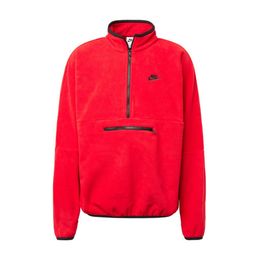 Nike Sportswear Sweatshirt 'Club Polar' Herren Größe XS rot / schwarz